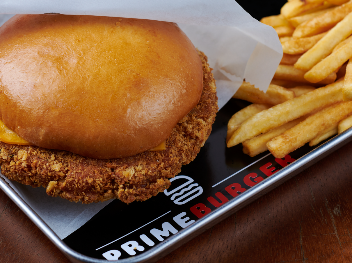 Kid's Chicken Burger & Fries - Prime Burger Thailand